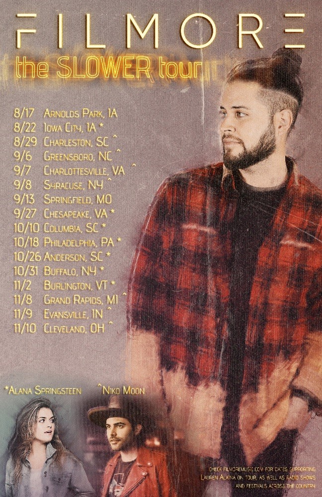 NO SLOWING DOWN FOR “SLOWER” SINGER, FILMORE – Curb | Word Entertainment