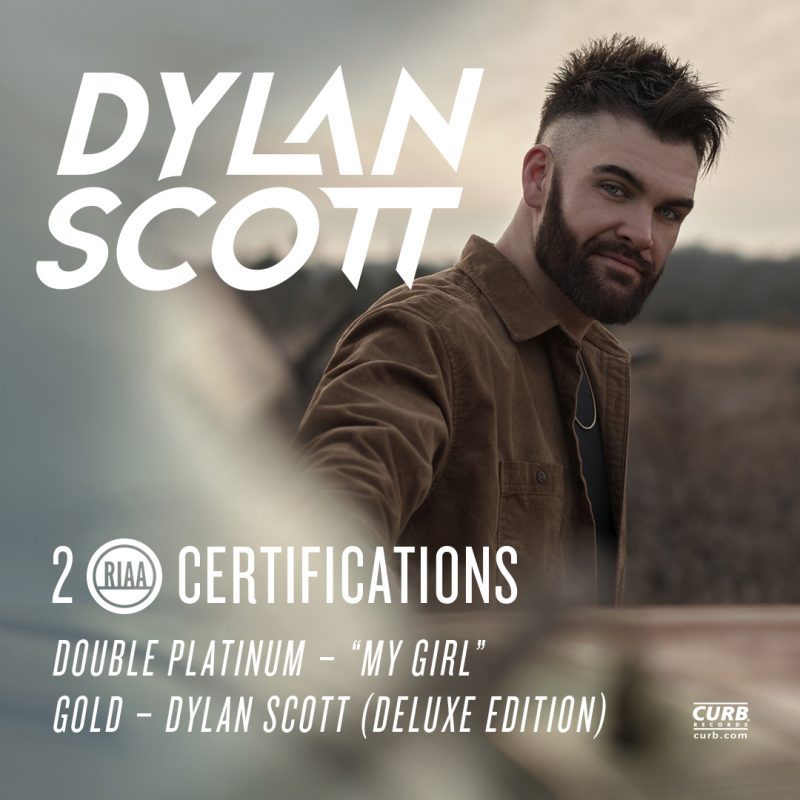 Dylan Scott Reaches 2 RIAA Milestones; Double Platinum for #1 Single ...